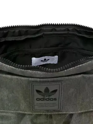 Adidas Moon Pleated Logo-patch Shoulder Bag