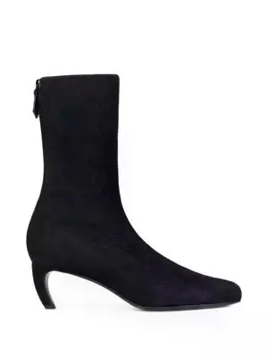 Victoria Beckham Harlow Stretch Suede Ankle Boots