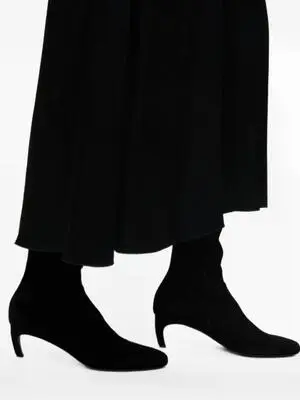 Victoria Beckham Harlow Stretch Suede Ankle Boots