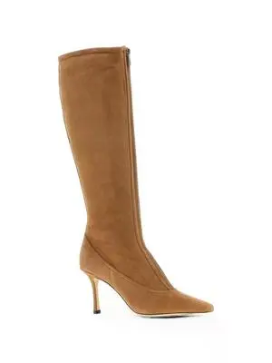 JIMMY CHOO Jozi Suede Boots - Brown