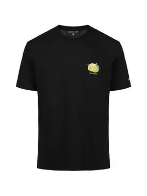Iceberg Graphic-print Cotton T-shirt - Black