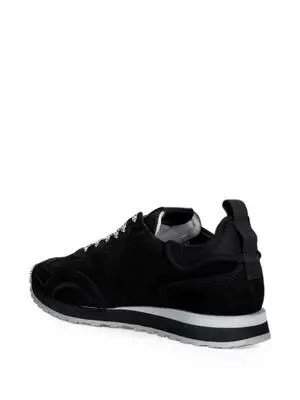 Iceberg Ultra Logo-embroidered Panelled Sneakers - Black