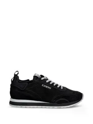 Iceberg Panelled Sneakers - Black
