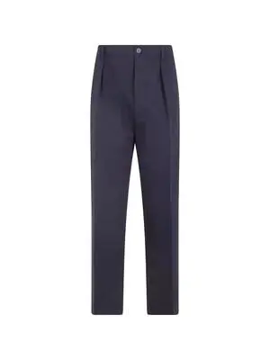 SEMICOUTURE Tera Pleated Straight-leg Trousers