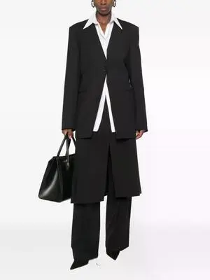 OTTOD'AME Pleated Tie-waist Midi Skirt