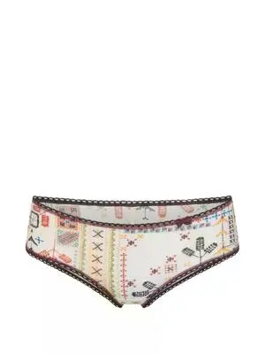 Momoni Amaca Printed Briefs - Neutrals
