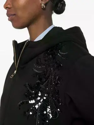 Liu Jo Sequin-embellished Zip-up Hoodie