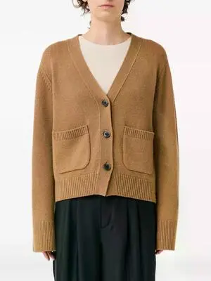 LISA YANG Danni Patch-pocket Cardigan - Brown
