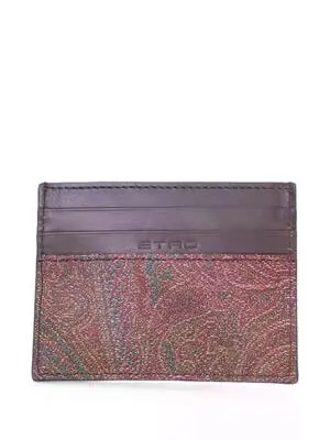 Etro Pegasus Paisley-print Card Holder