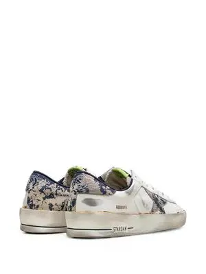 GOLDEN GOOSE Stardan Distressed Leather Sneakers