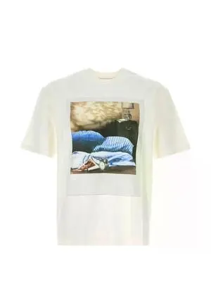 JIL SANDER Photograph-print T-shirt - Neutrals