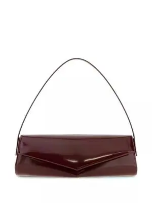 JIL SANDER Kante Leather Shoulder Bag - Red