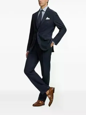 Ralph Lauren Purple Label Pleated Check Trousers