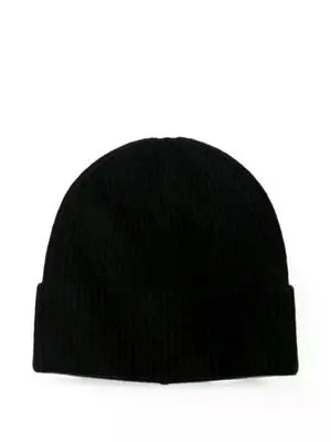 HUGENBERG Ribbed-knit Cashmere Beanie Hat
