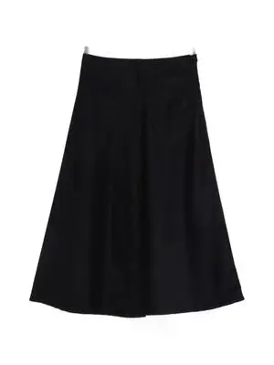 SUSANNE BOMMER Zip-fastening Midi A-line Skirt - Blue