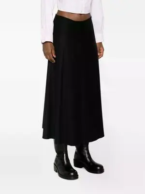 SUSANNE BOMMER Zip-fastening Midi A-line Skirt