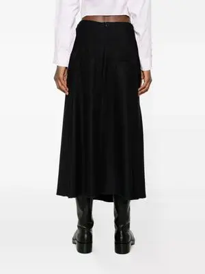 SUSANNE BOMMER Zip-fastening Midi A-line Skirt