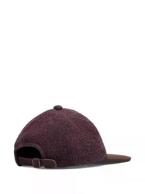 Comme Des Garçons Wool Herringbone Baseball Cap
