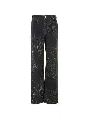Just Cavalli Animal-print Jeans - Black