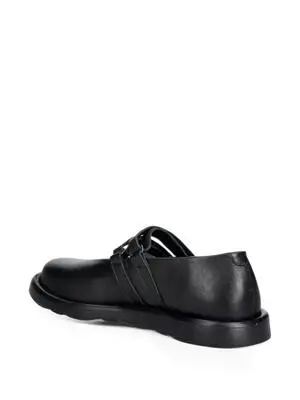 Fly London Tork514fly Touch-strap Leather Ballet Flats