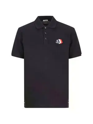 Moncler Logo-patch Piquet Polo Shirt