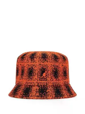 KANGOL Abstract-pattern Bucket Hat - Orange