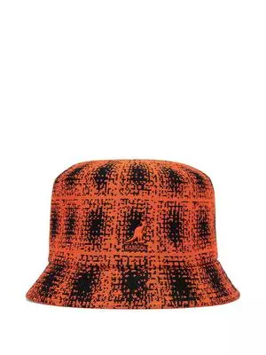 KANGOL Abstract Pattern Bucket Hat - Orange