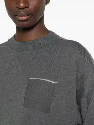 Peserico Embellished Pocket-detail Sweater
