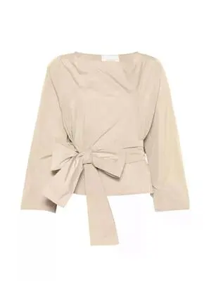 CO.GO Belted Boat-neck Top