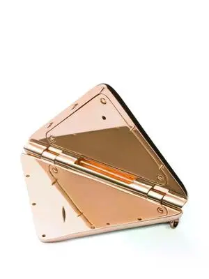 Prada Eternal Triangle Brooch In Rose