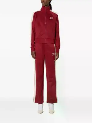 PUMA T7 Track Pants With Embroidered Logo - Red