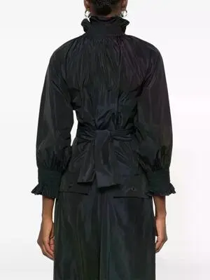CO.GO Ruffled High-neck Top