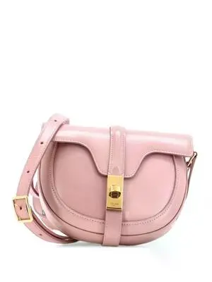 Celine Besace 16 Bag Smooth Calfskin Small Crossbody Bag - Pink