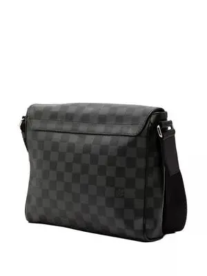 LOUIS VUITTON 2017 Damier Graphite District Pm Crossbody Bag