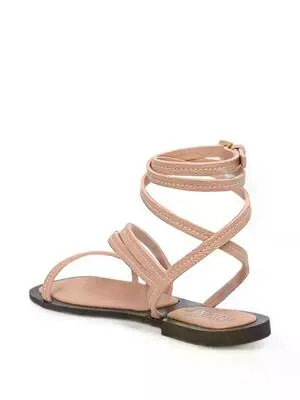 POLLINI Wrap-around Ankle-strap Sandals