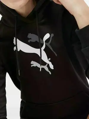 PUMA Logo-print Hoodie - Black