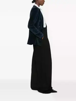 OTTOD'AME Velvet Double-breasted Blazer