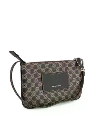 Emporio Armani Monogram Print Shoulder Bag