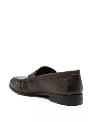 LEQARANT Grainy Effect Loafers