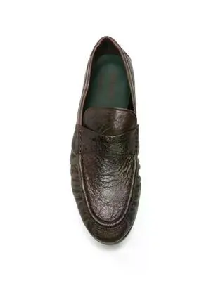 LEQARANT Grainy Effect Loafers