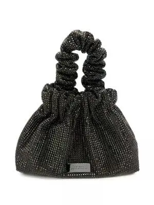 TWENTY FOURHAITCH Angel Aura Crystal-embellished Ruched Tote Bag
