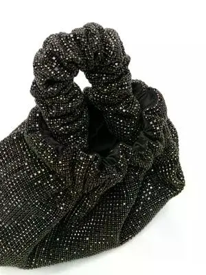 TWENTY FOURHAITCH Angel Aura Crystal-embellished Ruched Tote Bag