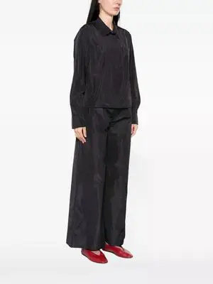 SUSANNE BOMMER Patch-pocket Long-sleeve Shirt - Blue