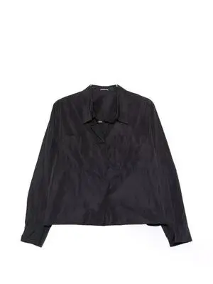 SUSANNE BOMMER Patch-pocket Long-sleeve Shirt - Blue