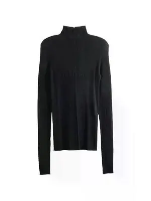 Matieres Fecales Ribbed-knit Roll-neck Sweater