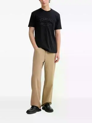 Iceberg Logo-embroidered T-shirt