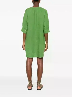 MAISON123 Blinny Tie-neck Mini Dress