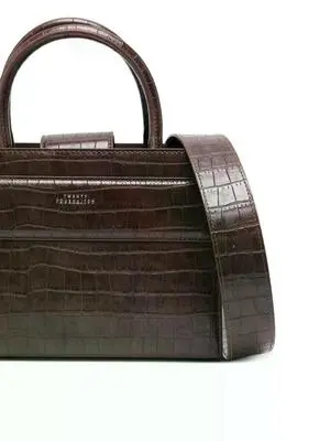TWENTY FOURHAITCH Serane Crocodile-effect Shoulder Bag