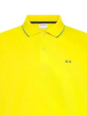 SUN 68 Logo-embroidered Piqué Polo Shirt