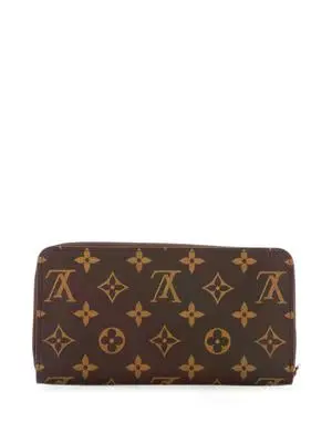 LOUIS VUITTON Zippy Wallet Monogram Canvas Small Wallets - Brown